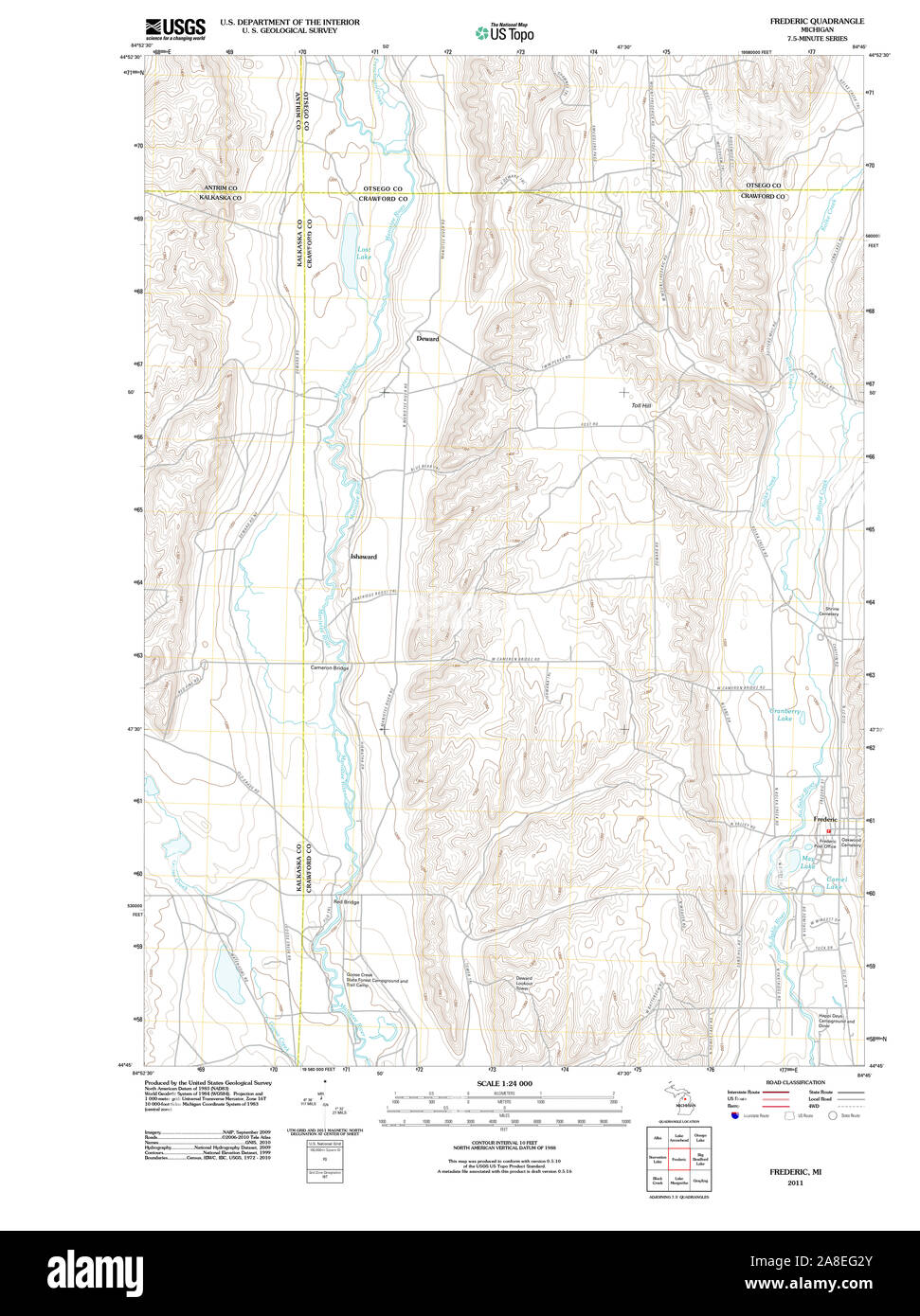 Frederic map hi-res stock photography and images - Alamy