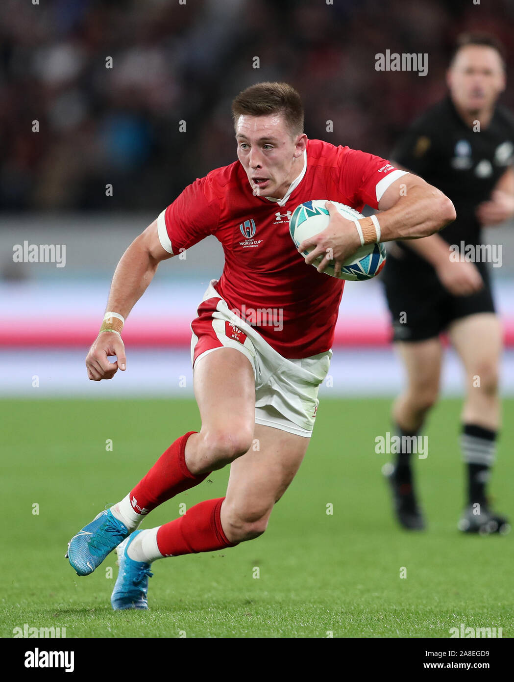 Wales' Josh Adams during the 2019 Rugby World Cup bronze final match at ...