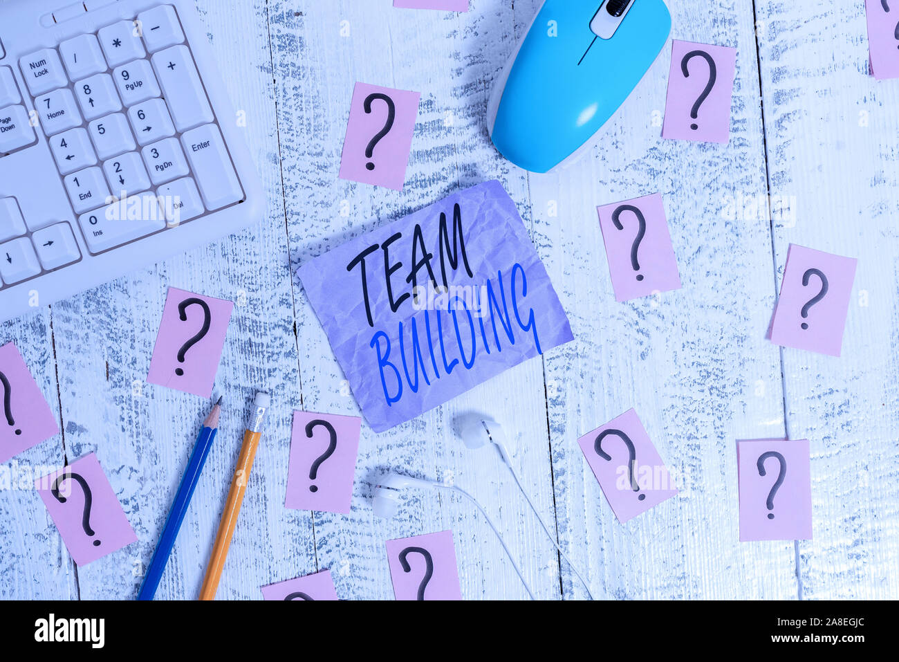Writing note showing Team Building. Business concept for various types ...