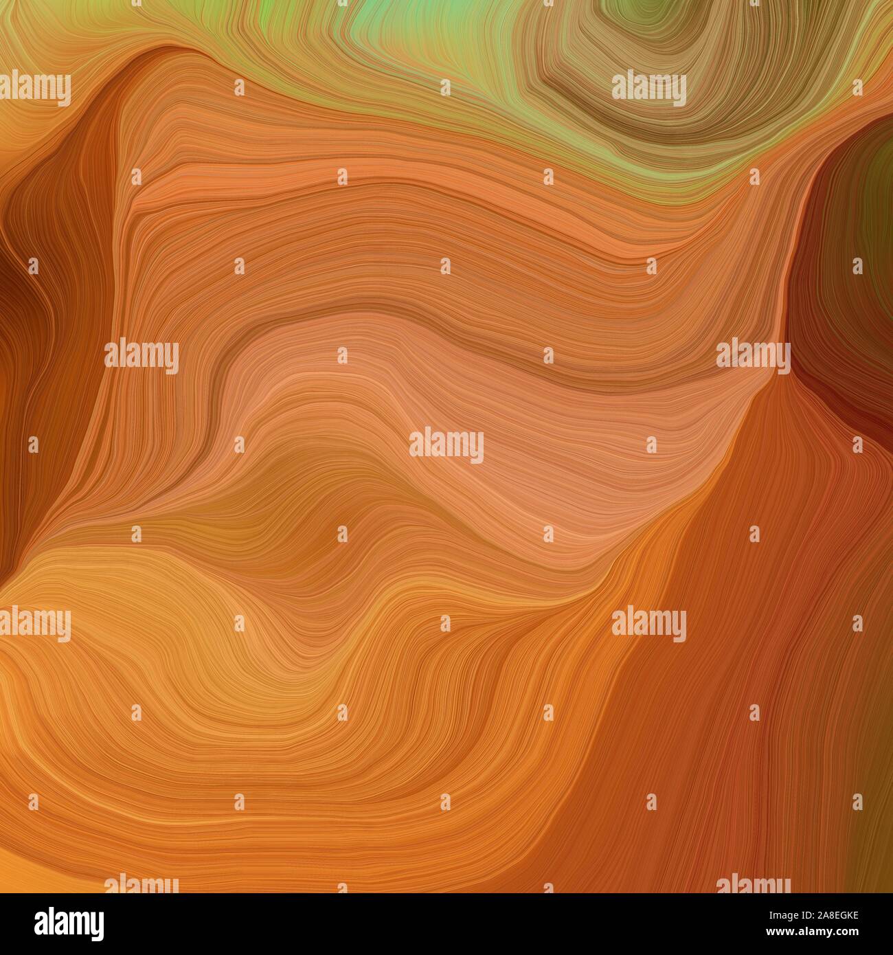 square graphic illustration with coffee, bronze and chocolate colors ...
