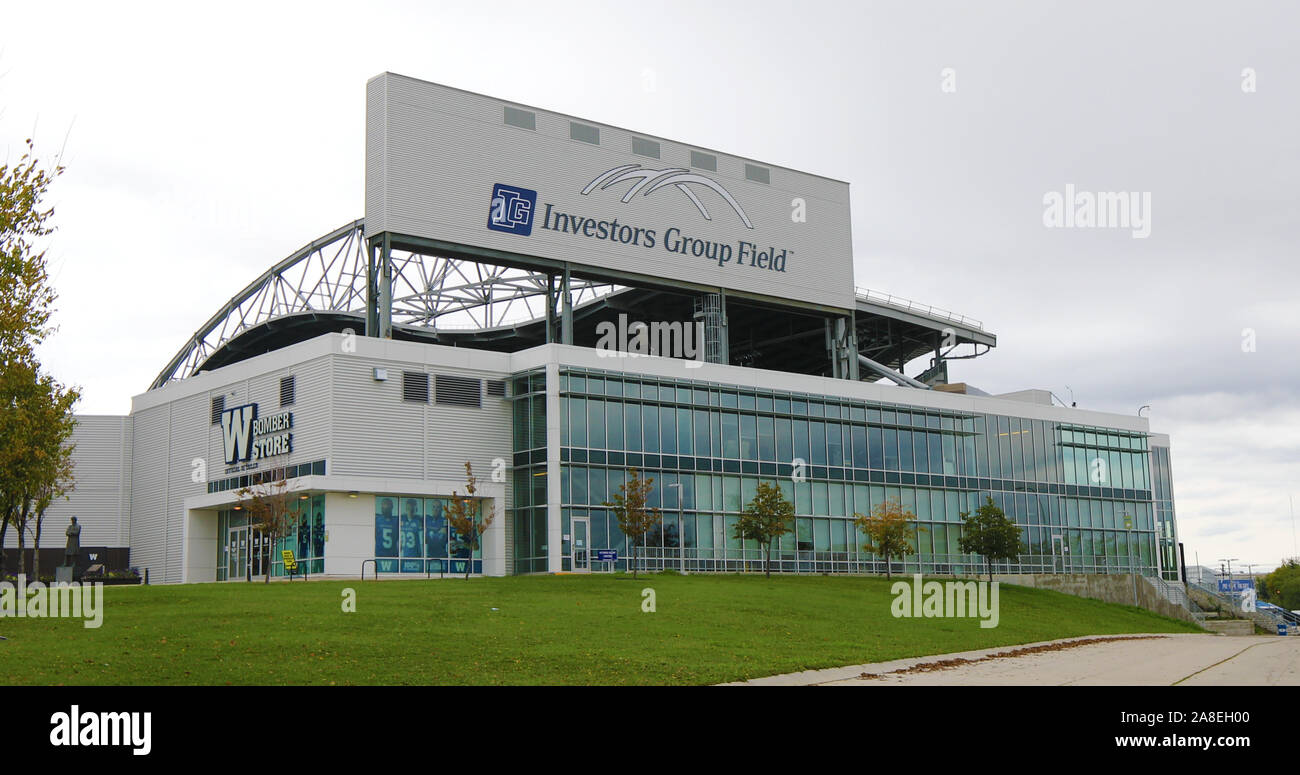A View of IG Field in Winnipeg, Canada Stock Photo - Alamy