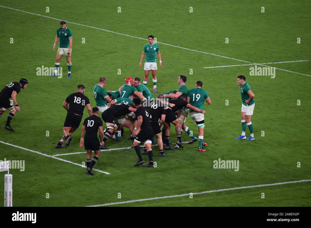 Rugby World Cup - Japan 2019, quarter final between Ireland and New ...