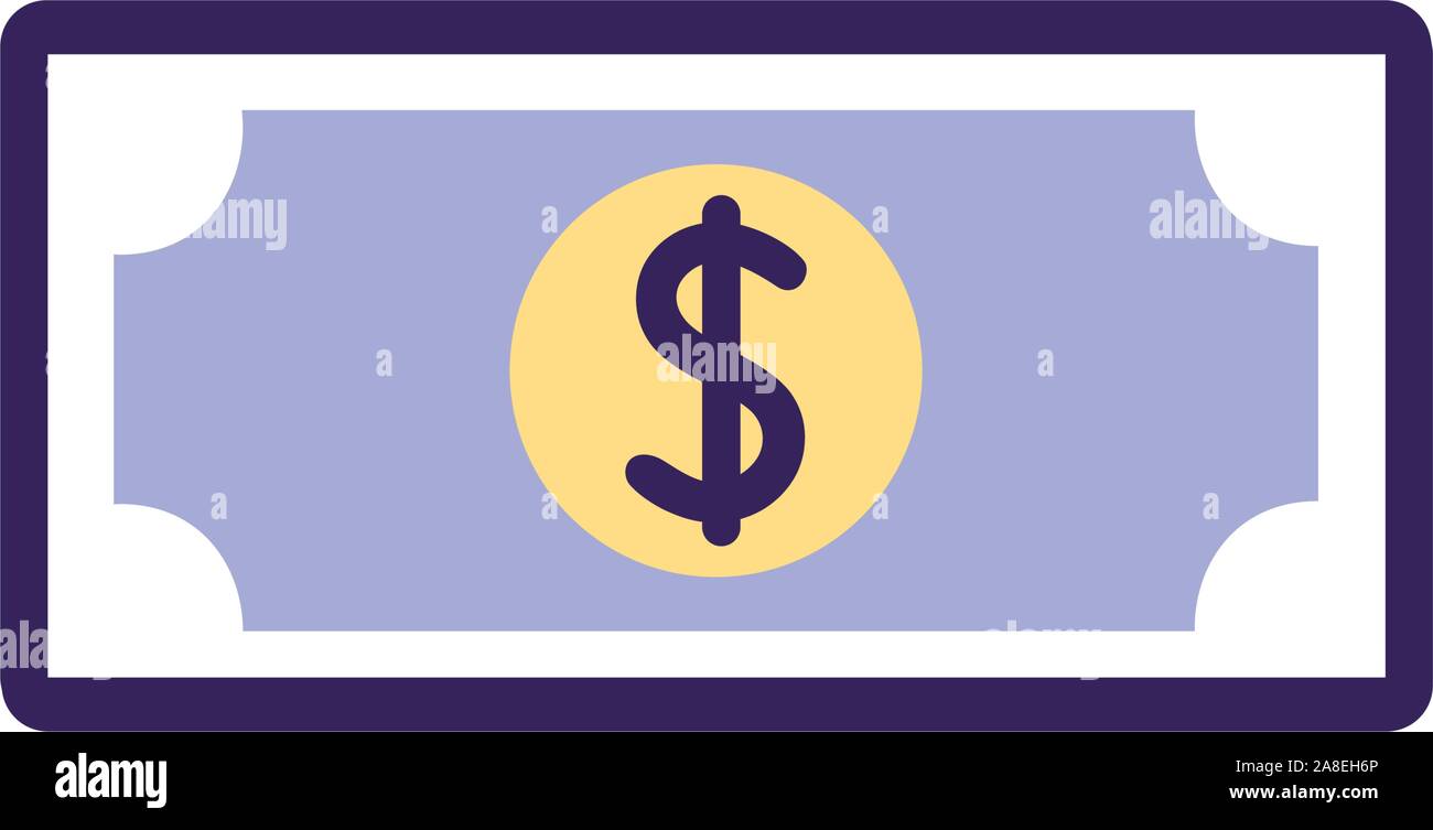 Isolated bill icon fill vector design Stock Vector Image & Art - Alamy