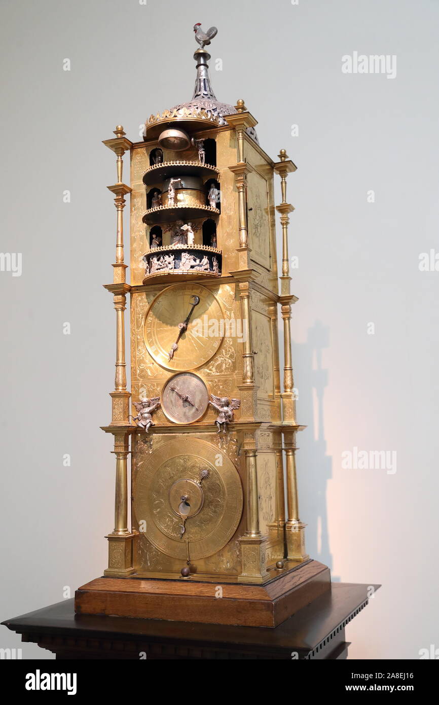 The Strasbourg Clock, a monumental carillon clock, dating 1589 made in ...