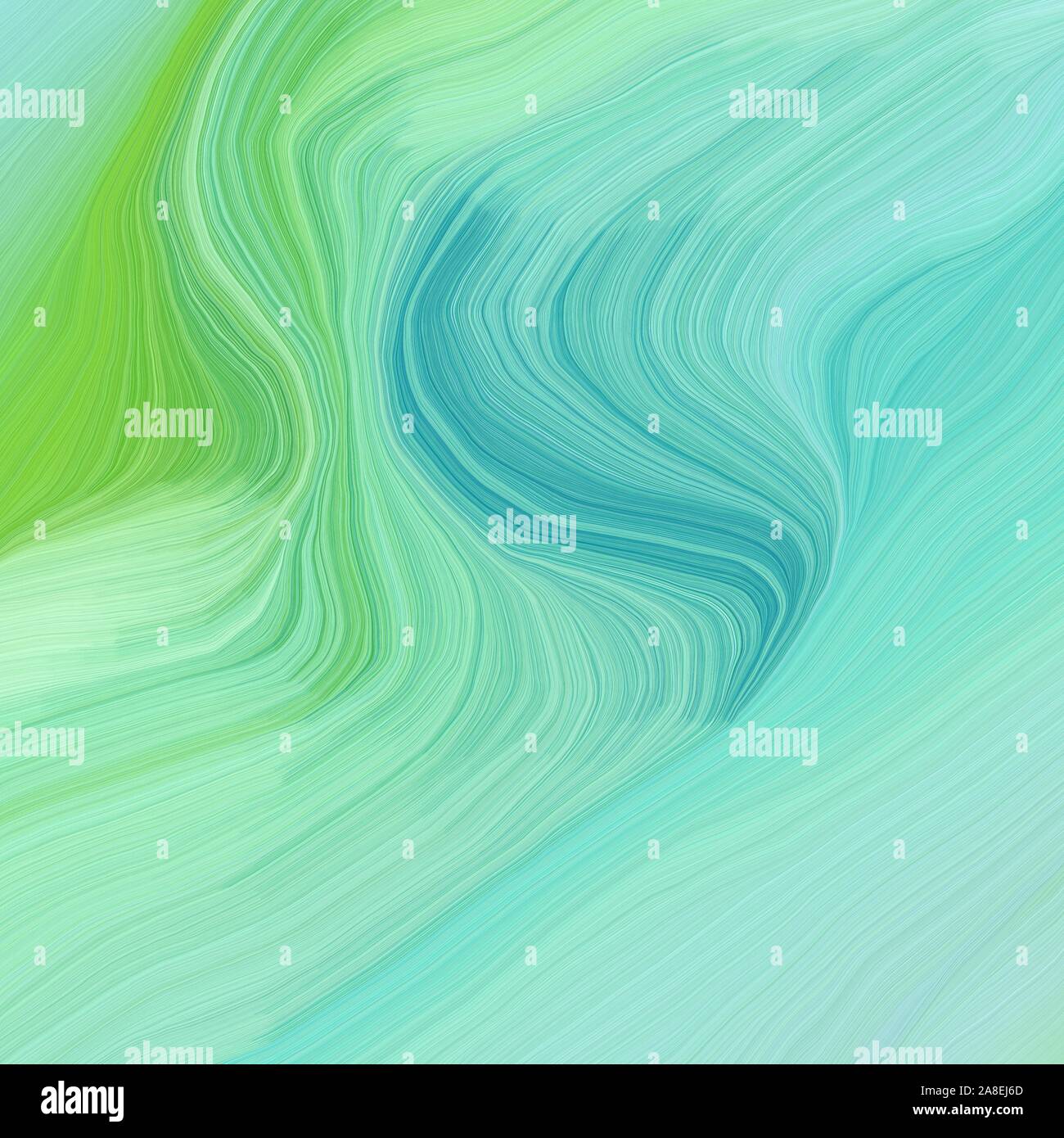 quadratic graphic illustration with aqua marine, moderate green and ...