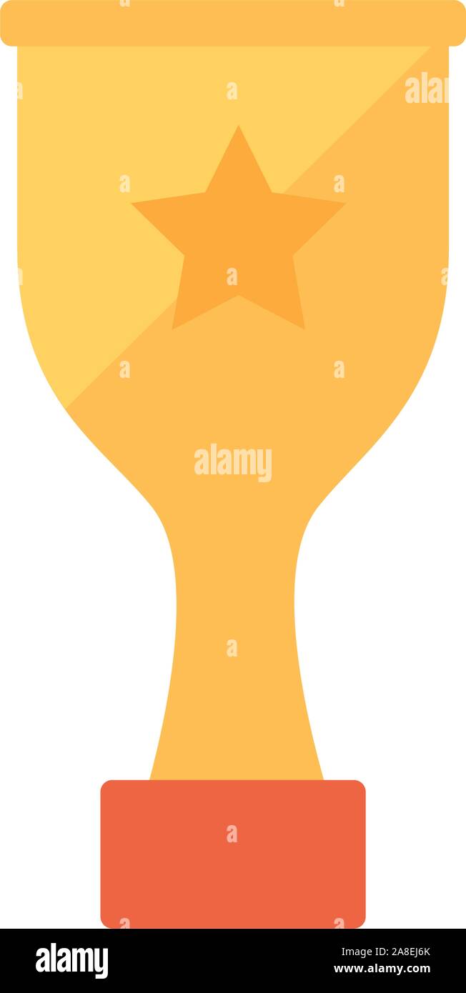 Isolated gold trophy icon vector design Stock Vector Image & Art - Alamy