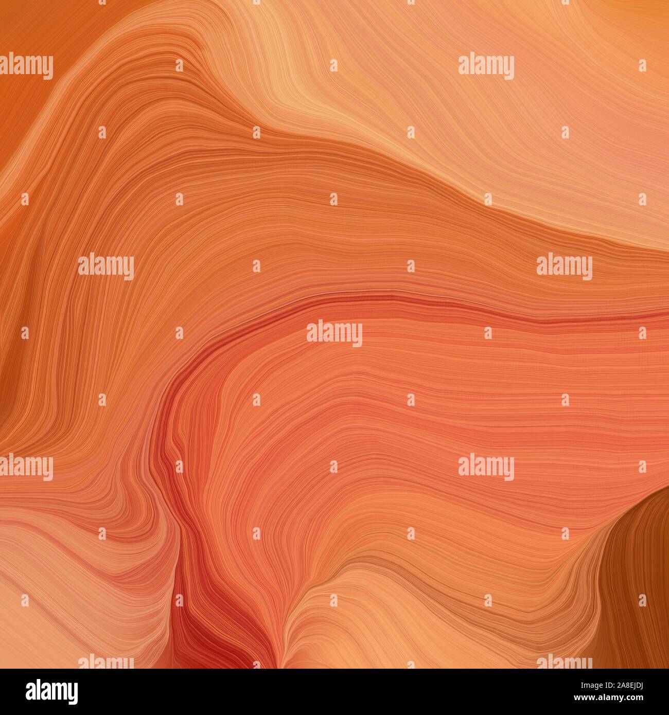 quadratic graphic illustration with peru, sandy brown and firebrick ...