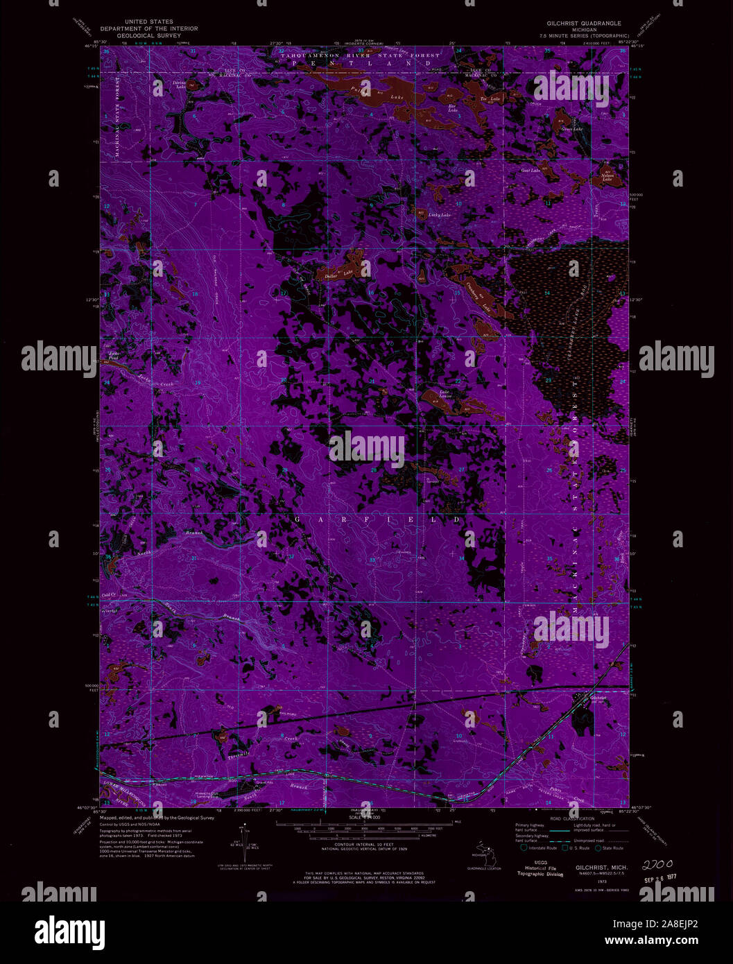 Gilchrist map hi-res stock photography and images - Alamy