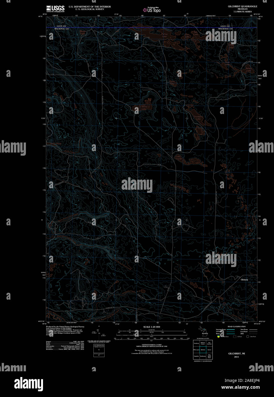 Gilchrist map hi-res stock photography and images - Alamy