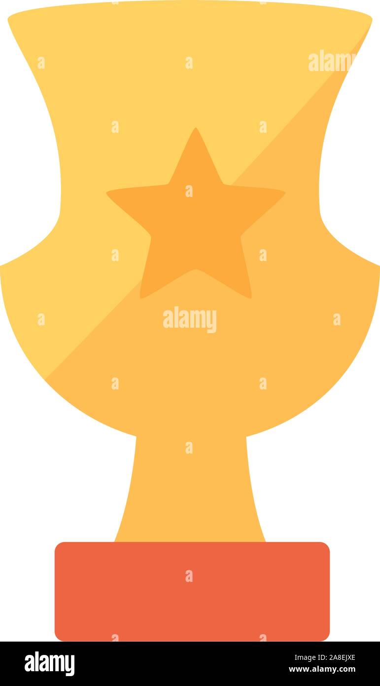 Isolated gold trophy icon vector design Stock Vector Image & Art - Alamy