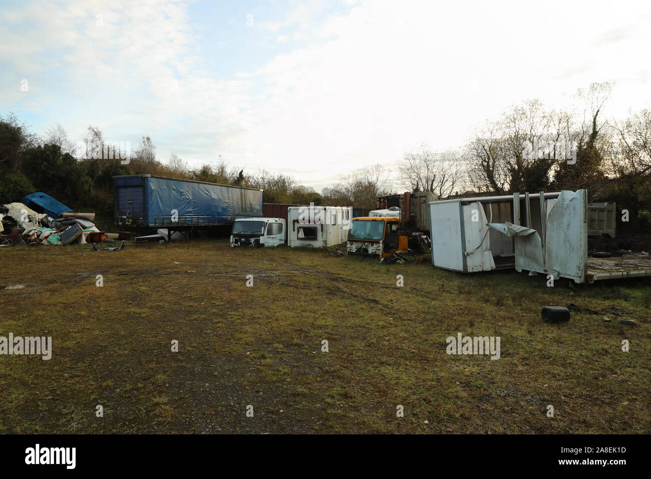 The location in Bellananagh, Ballinagh, Co. Cavan, Ireland, where Garda ...