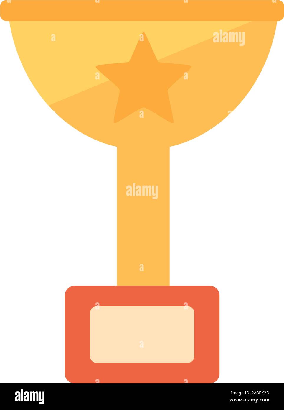 Isolated gold trophy icon vector design Stock Vector Image & Art - Alamy