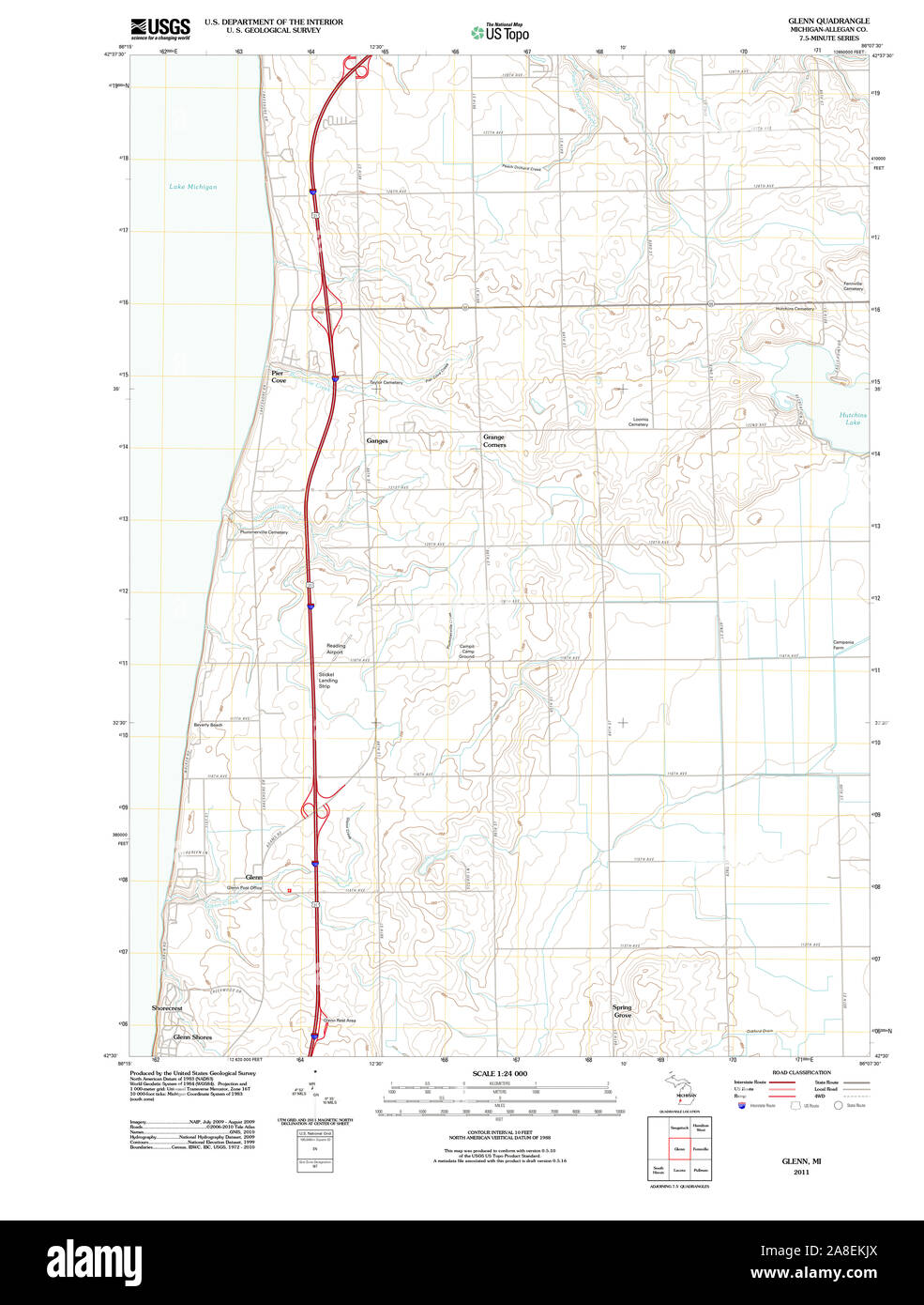 Glenn map hi-res stock photography and images - Alamy