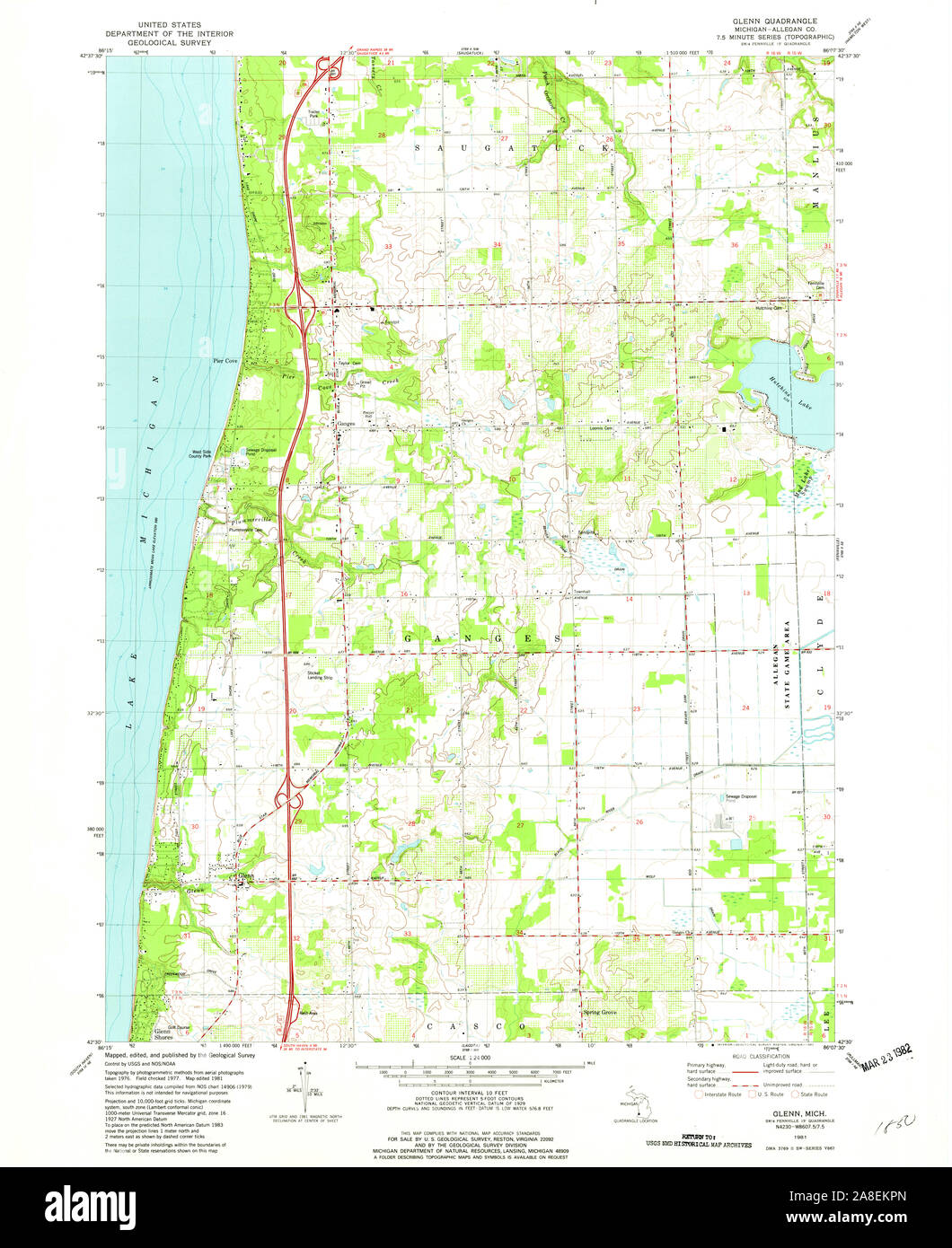 Glenn map hi-res stock photography and images - Alamy