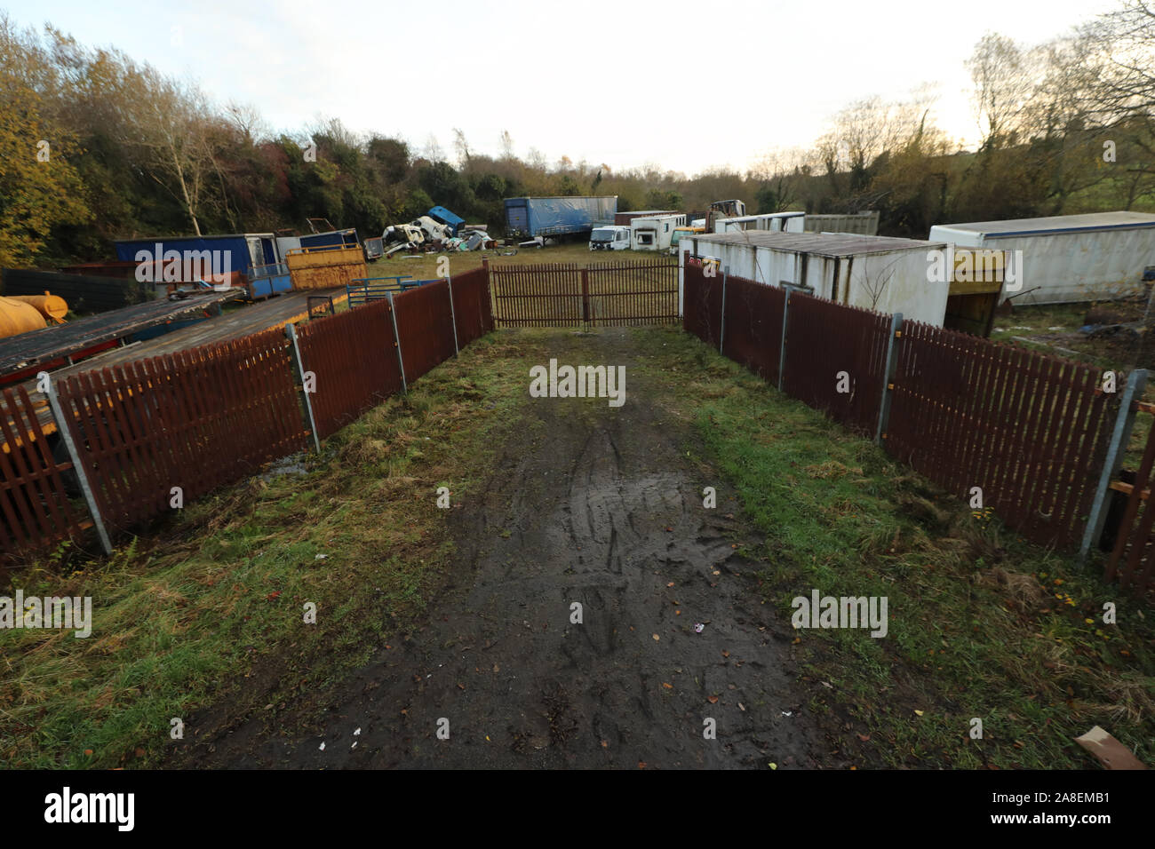 The location in Bellananagh, Ballinagh, Co. Cavan, Ireland, where ...