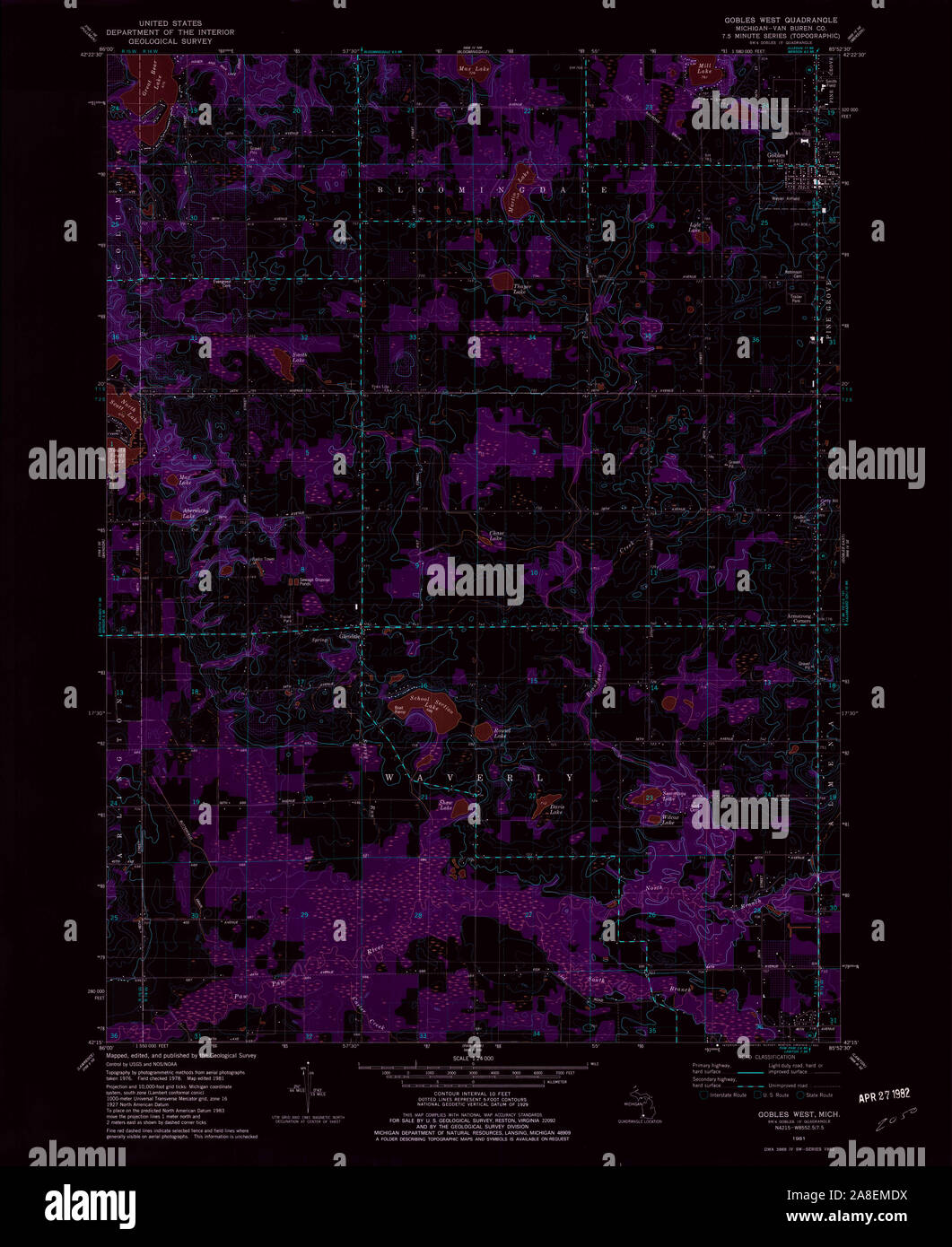 Gobles west hi-res stock photography and images - Alamy