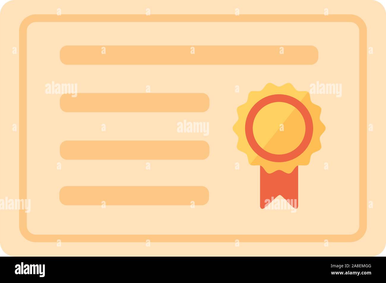 Isolated gold seal stamp icon vector design Stock Vector Image & Art ...