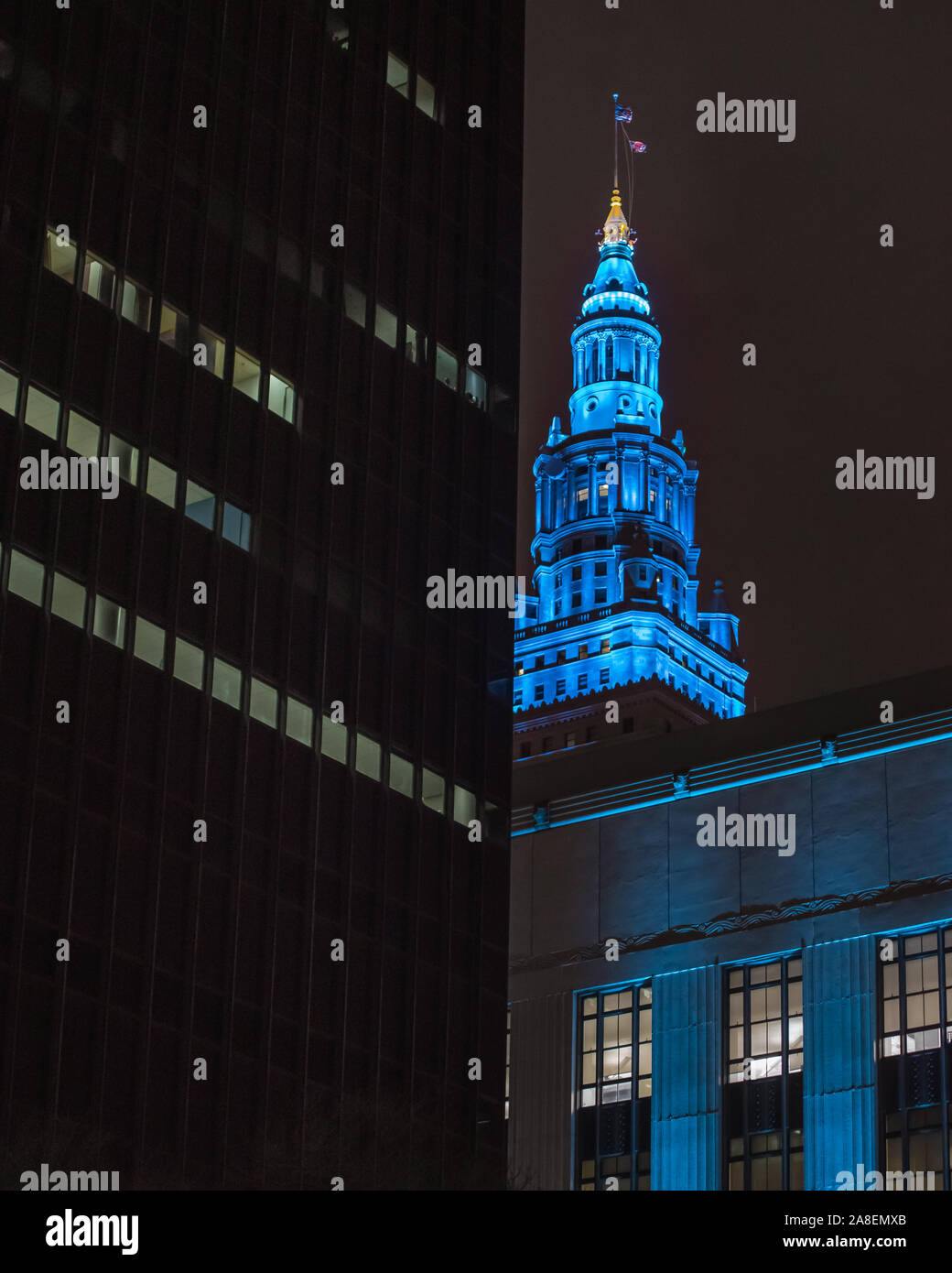 Terminal Tower in Cleveland Ohio Stock Photo - Alamy