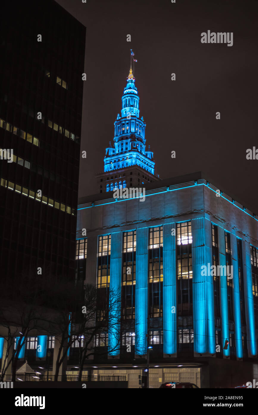 Terminal Tower in Cleveland Ohio Stock Photo - Alamy