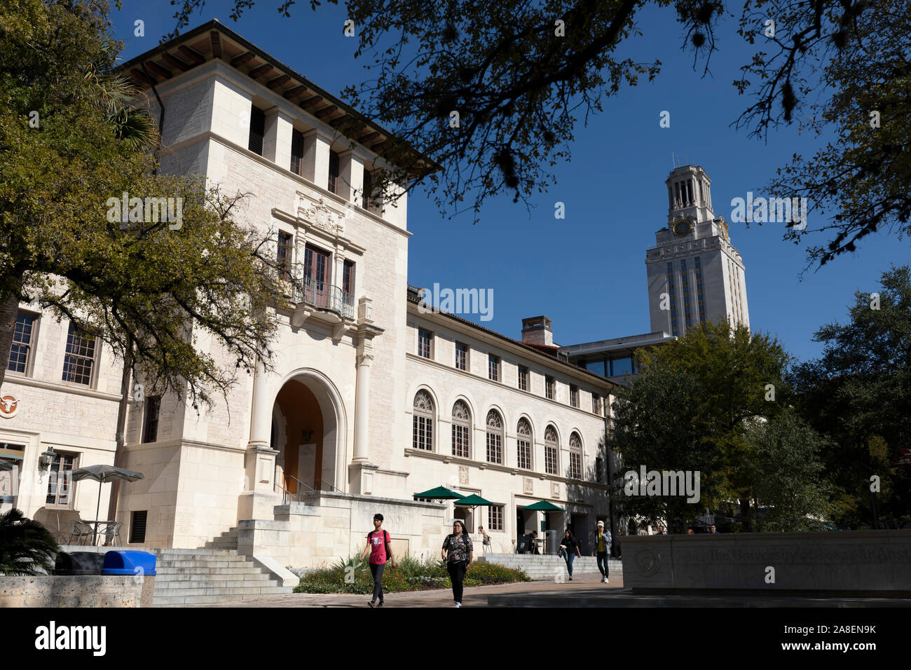 Clock Tower, University of Texas, Austin Stock Photo - Alamy