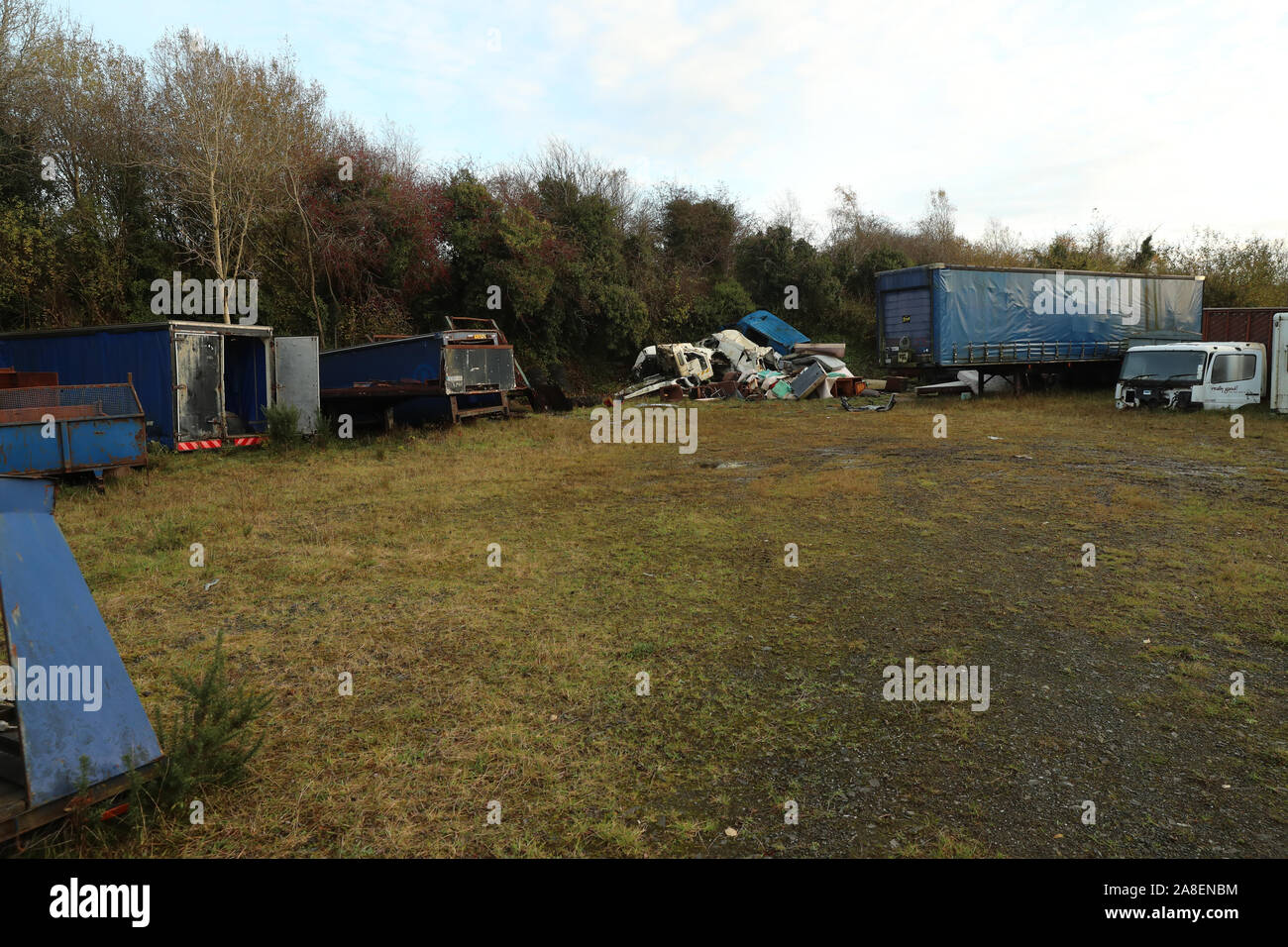 Horsebox across border hi-res stock photography and images - Alamy