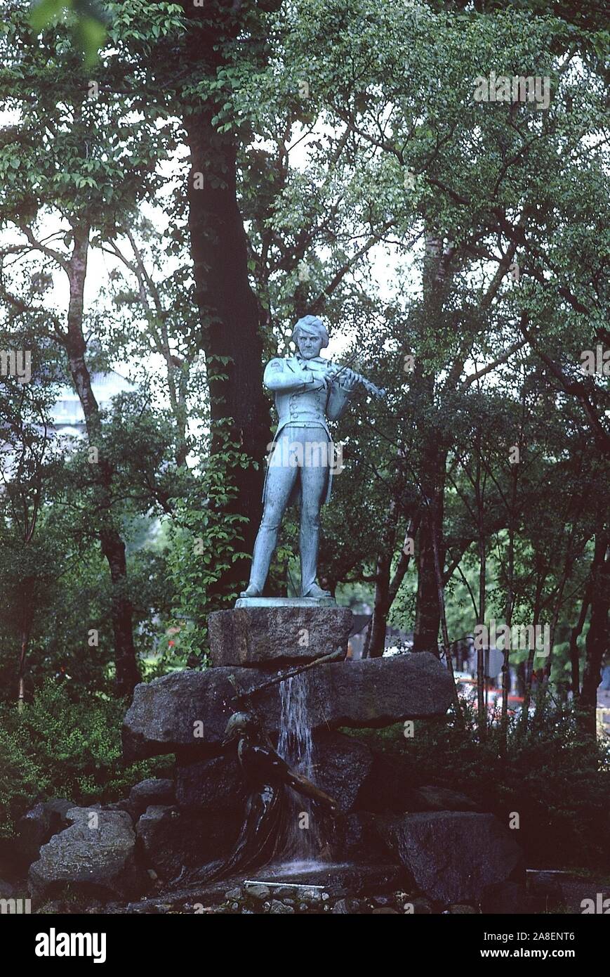 MONUMENTO A EDVARD GRIEG 1843/1907. Location: EXTERIOR. Bergen Stock ...