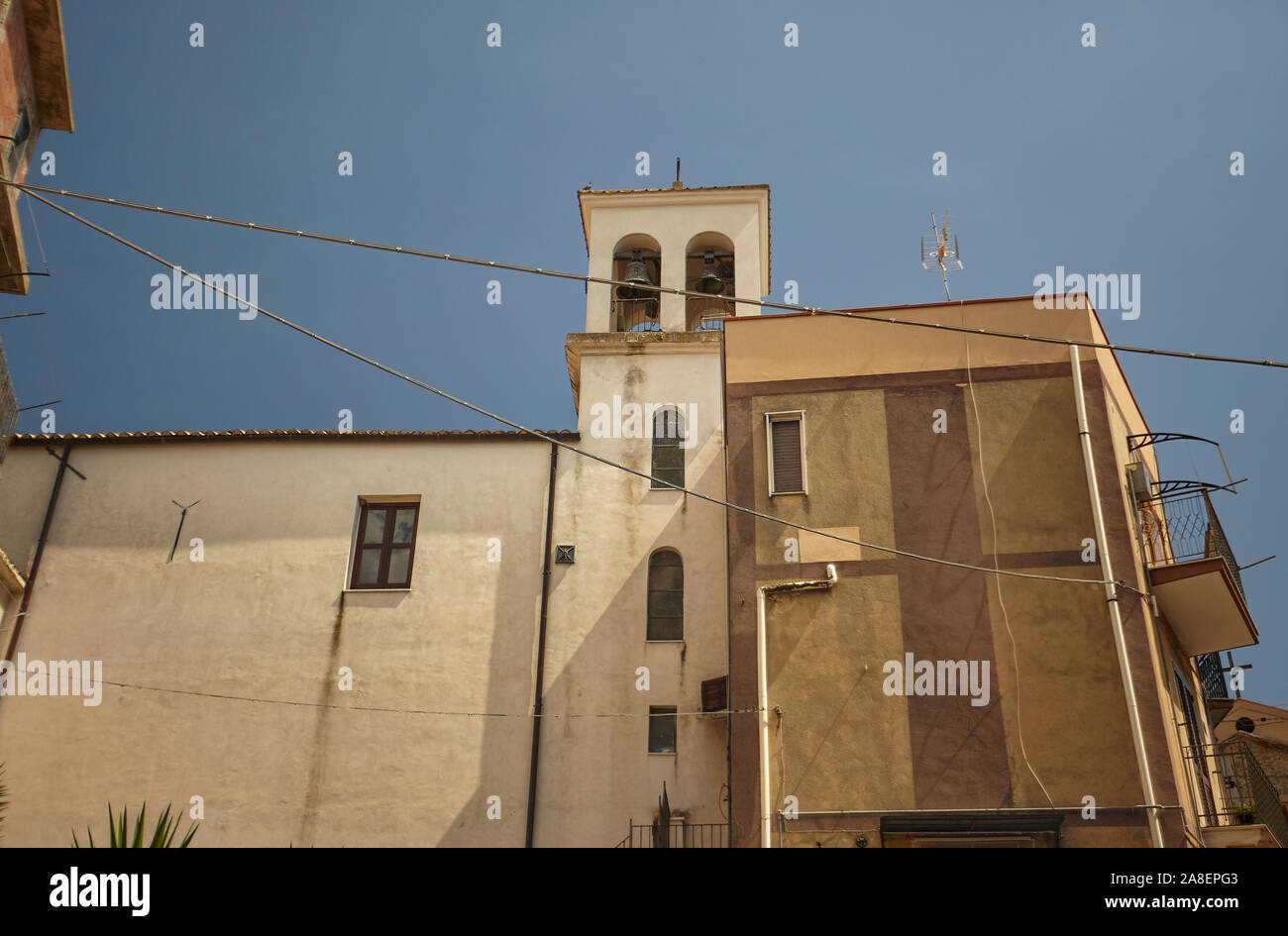 Sicilian village of Butera Stock Photo - Alamy