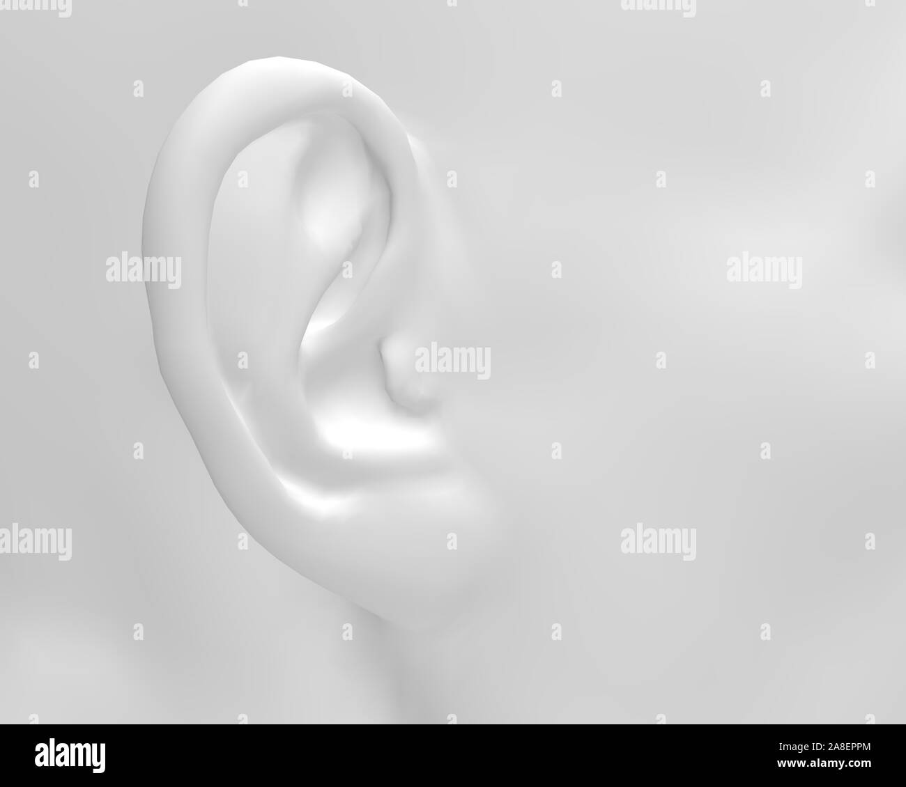 Human ear close up Black and White Stock Photos & Images - Alamy