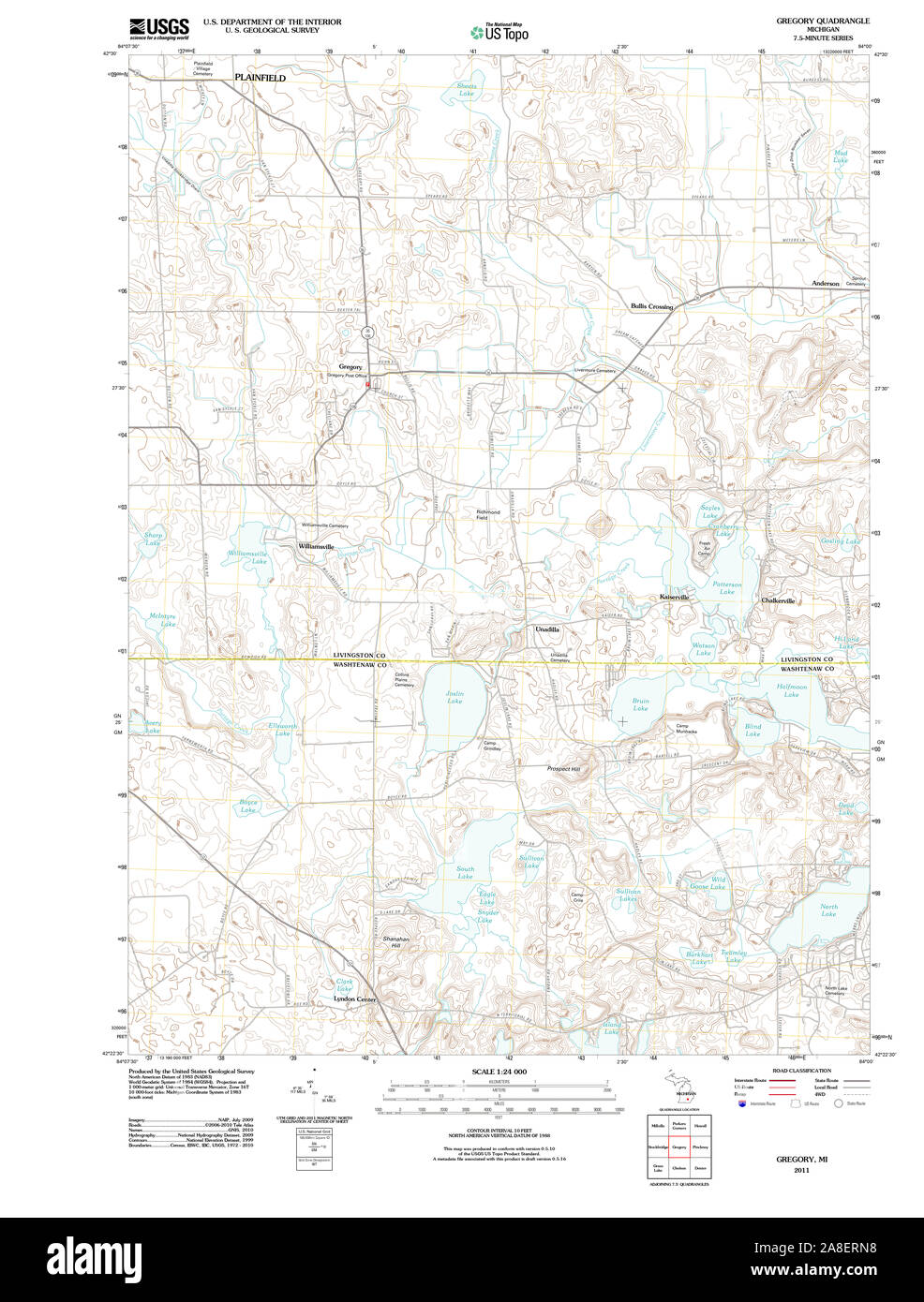 Map of gregory hi-res stock photography and images - Alamy