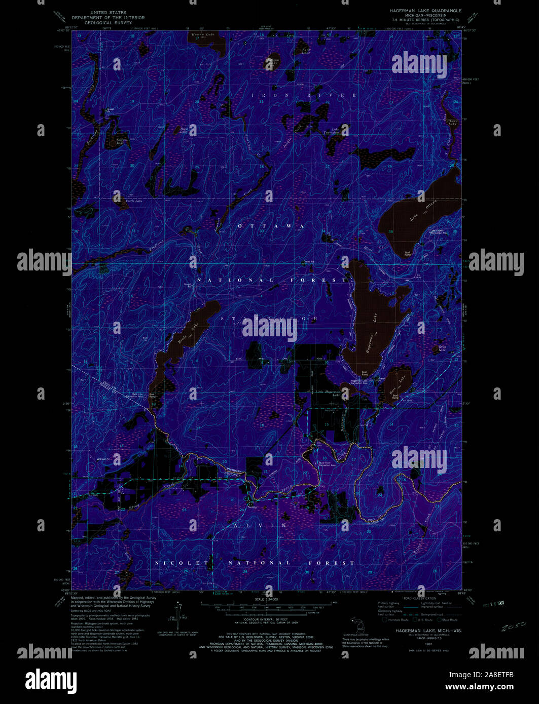 Map of hagerman hi-res stock photography and images - Alamy