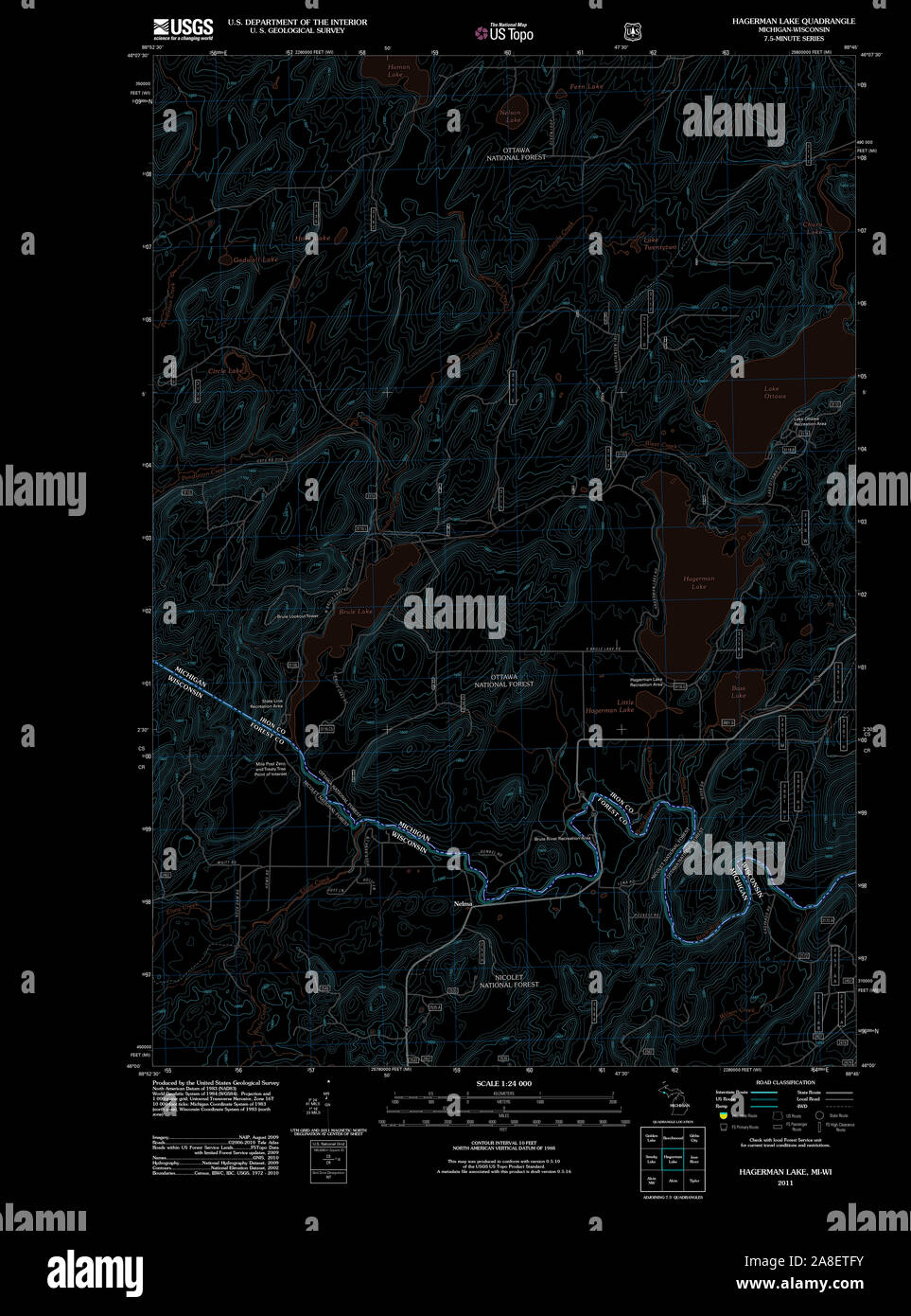 Map of hagerman hi-res stock photography and images - Alamy