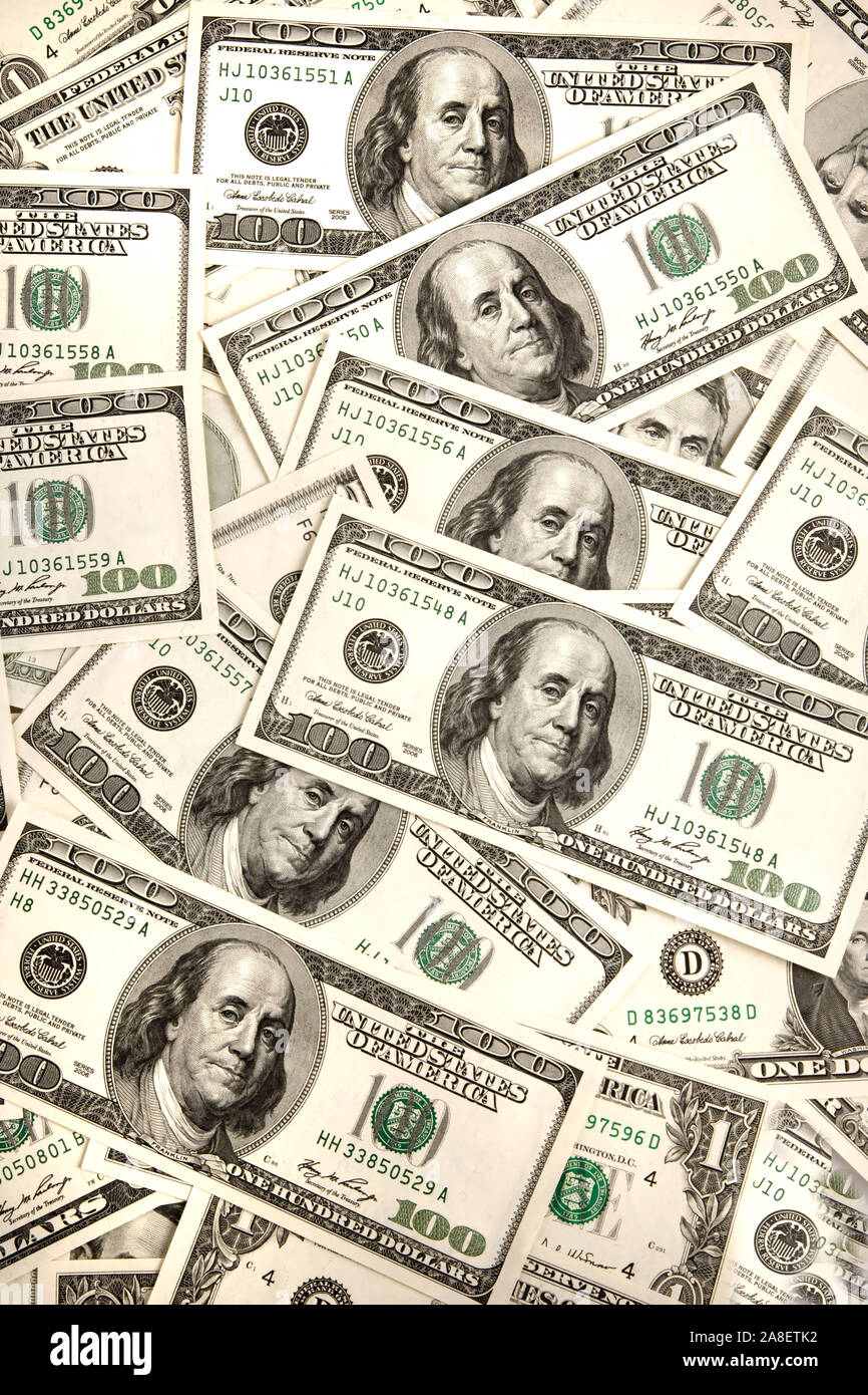 100 dollar schein hi-res stock photography and images - Alamy