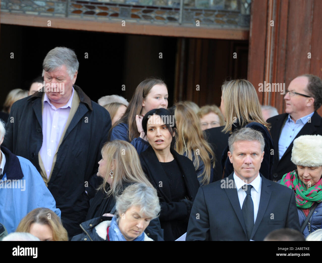 Gay byrne funeral hi-res stock photography and images - Alamy