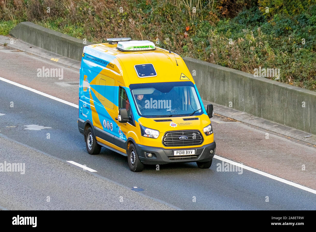 2018 yellow Ford Transit 350; Safety Camera Enforcement vehicle ...