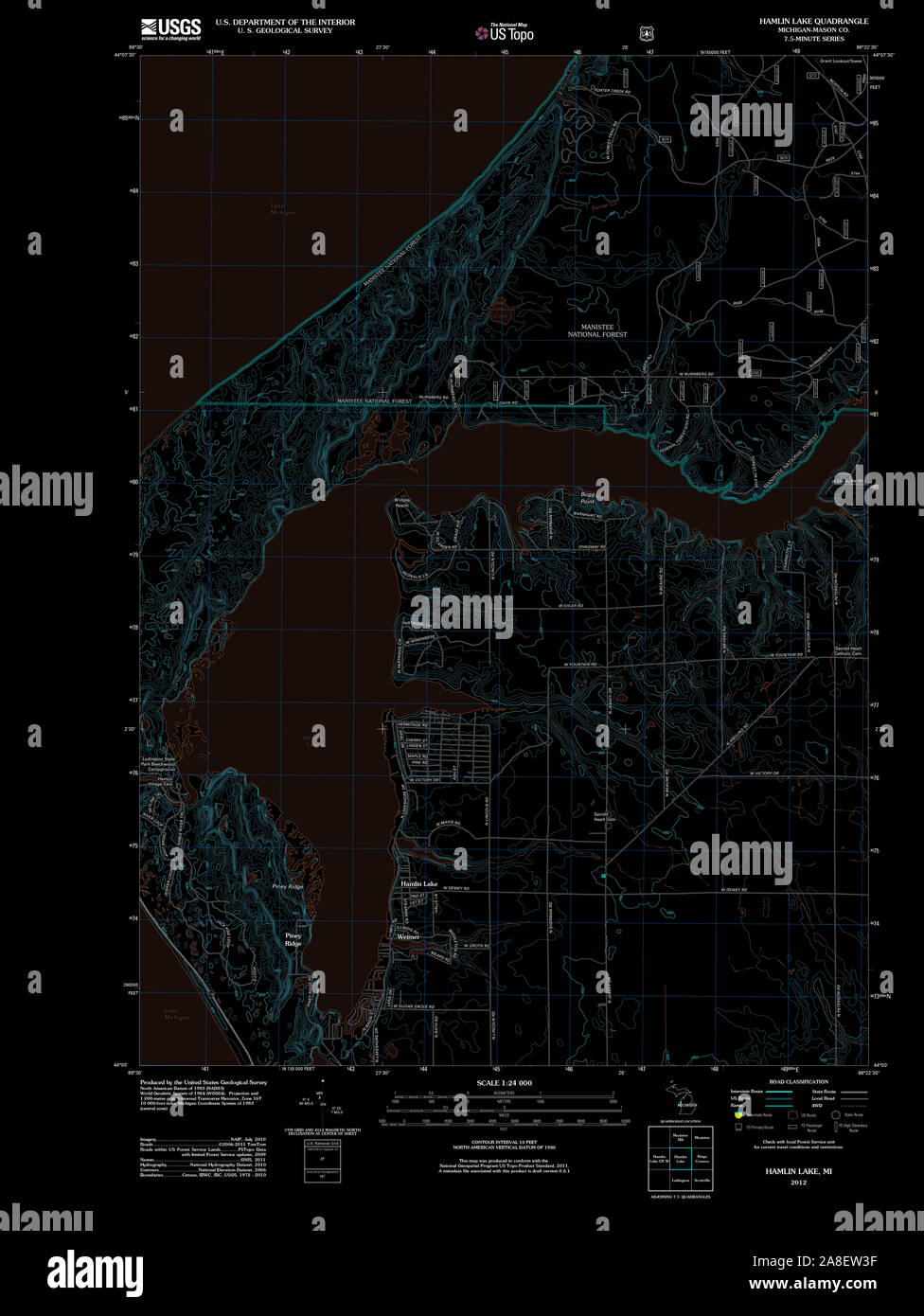 Map of hamlin hi-res stock photography and images - Alamy