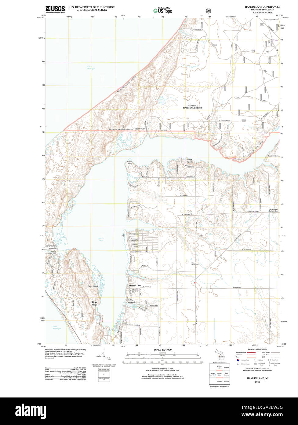 Map of hamlin hi-res stock photography and images - Alamy