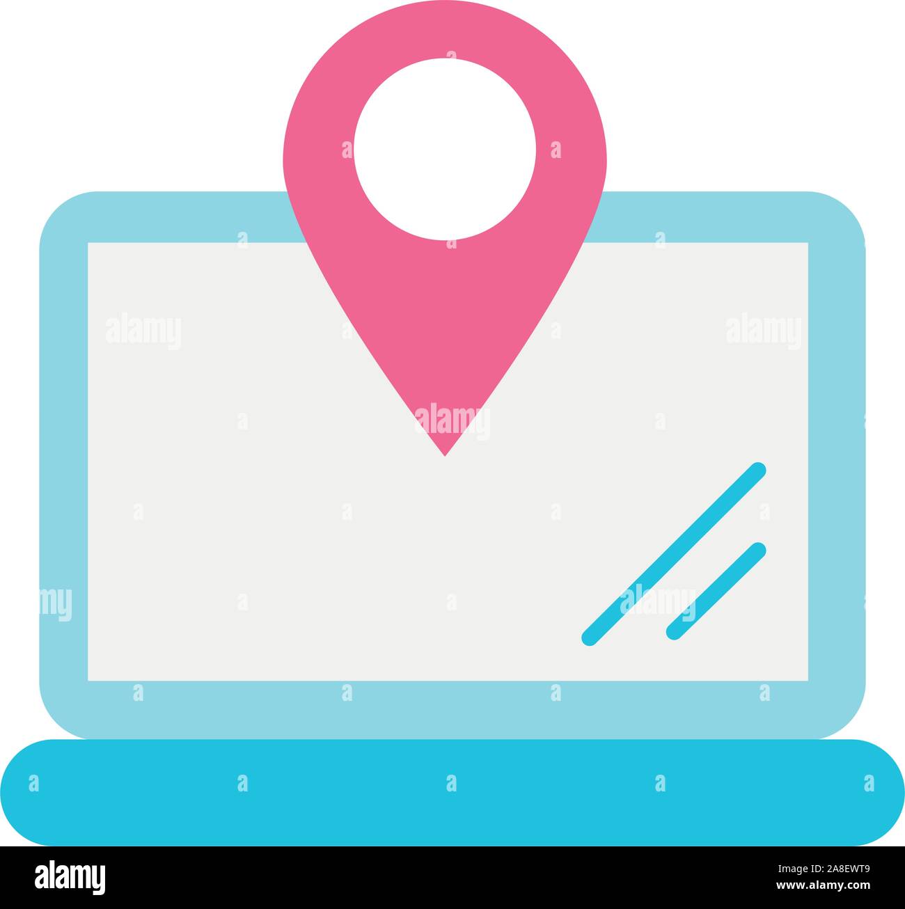 Digital laptop icon vector design Stock Vector Image & Art - Alamy