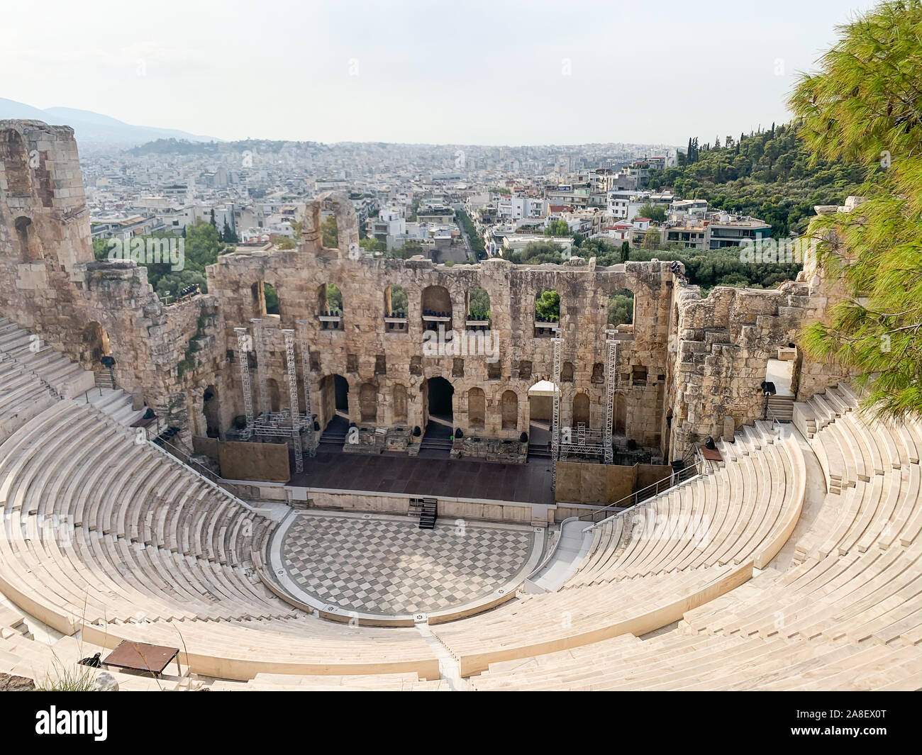 Odeon of Herodes Atticus, Athens, Greece - 10 October 2019: Concerts ...