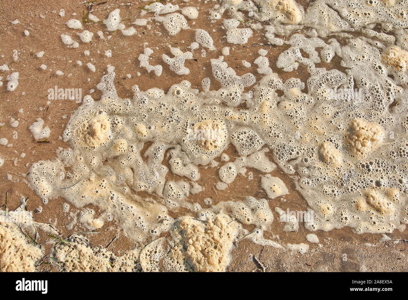 Soap river pollution water hi-res stock photography and images - Alamy