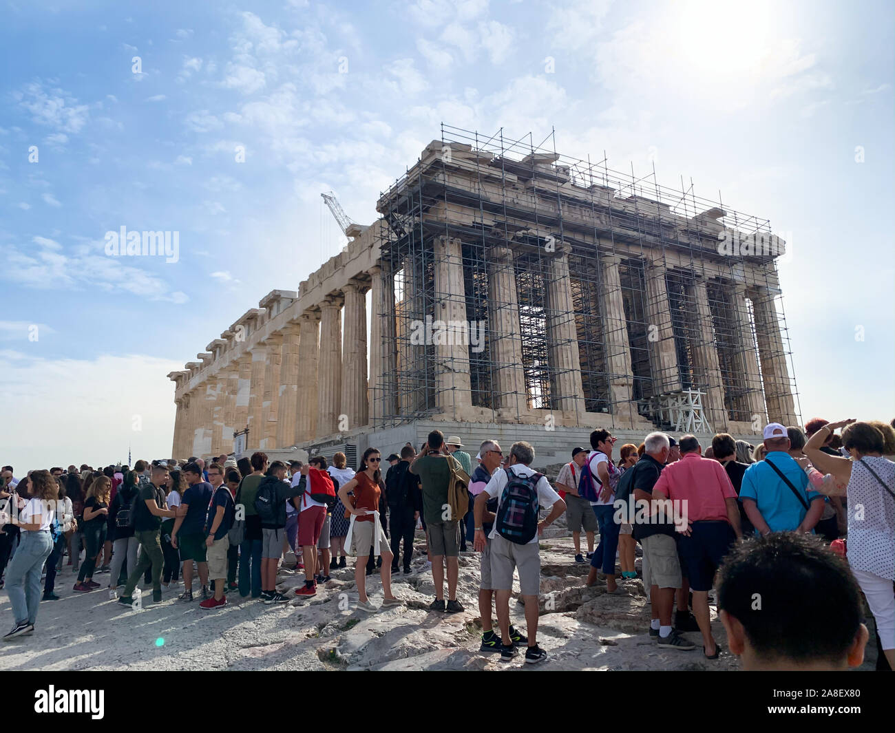 Acropolis of Athens, Athens, Greece - 10 October 2019: Acropolis of ...