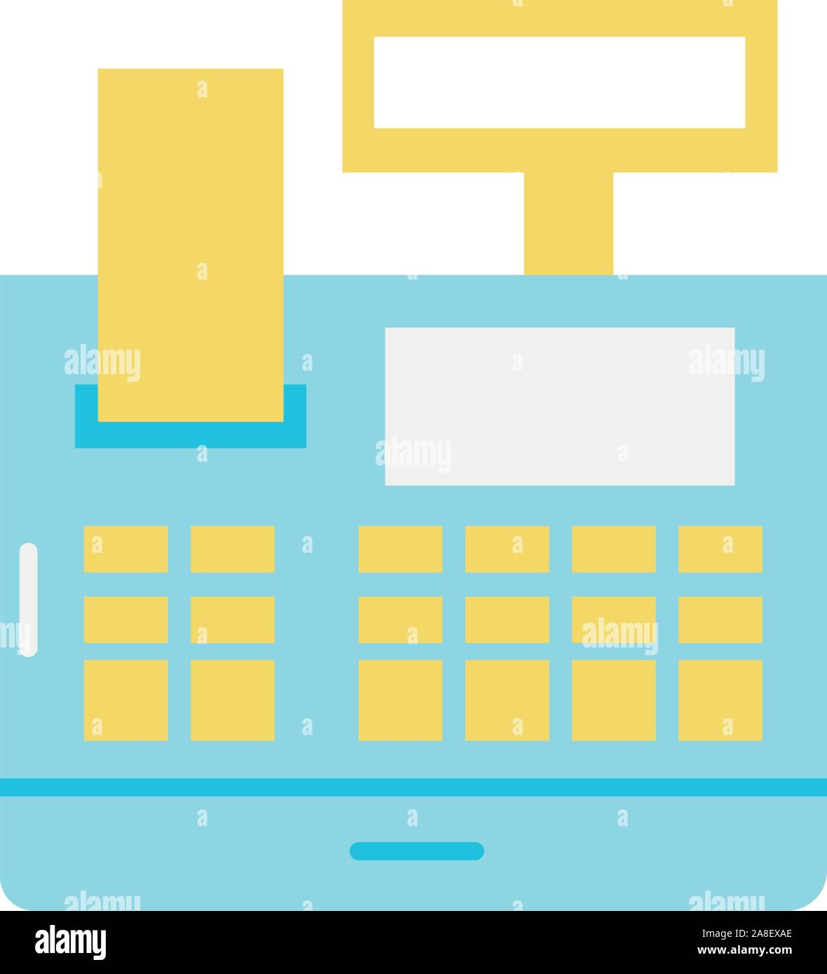 Isolated cash register vector design Stock Vector Image & Art - Alamy