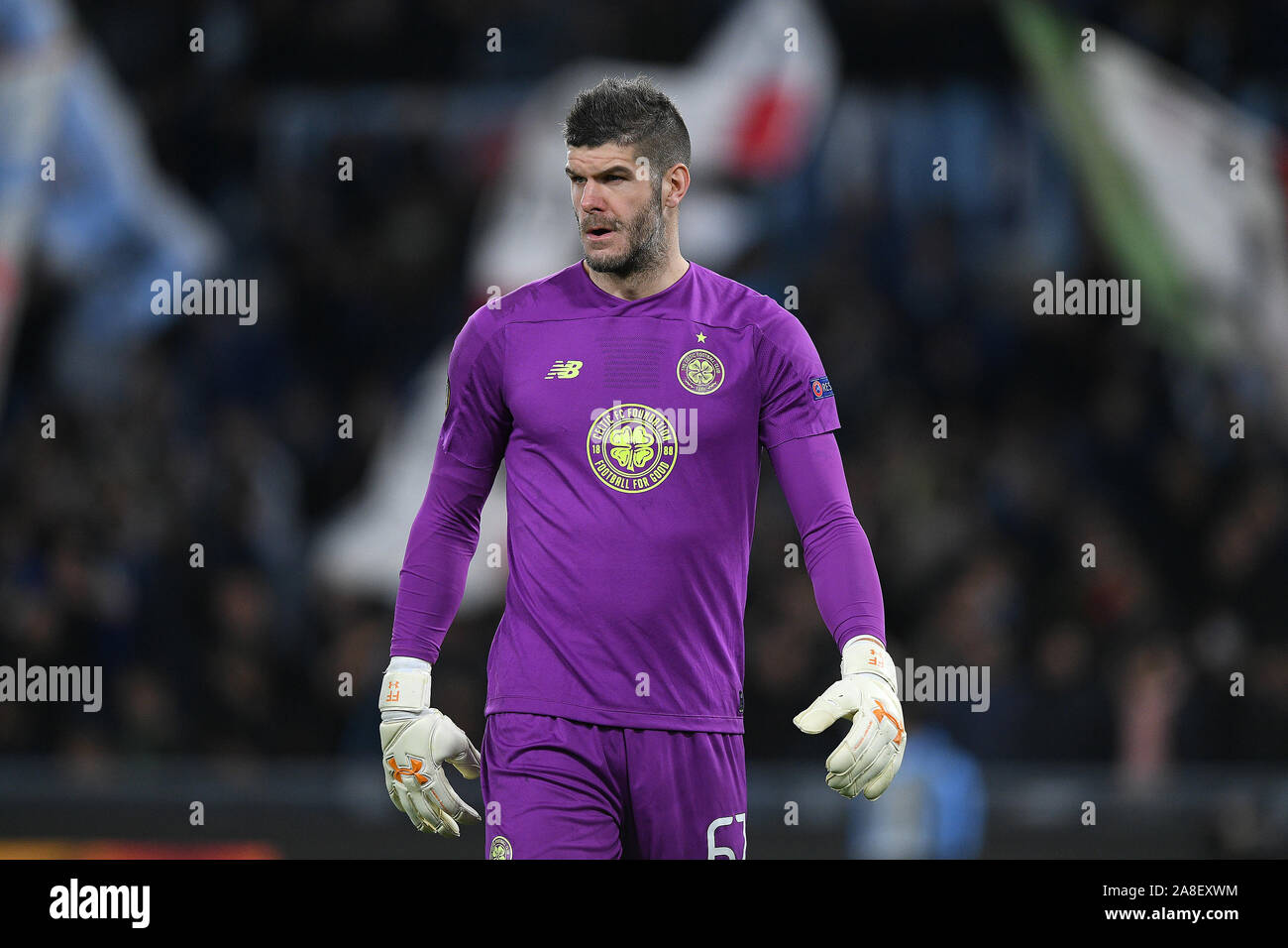 Fraser Forster of Celtic during the UEFA Europa League group stage ...