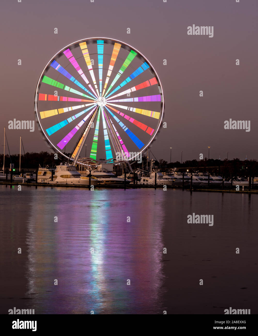 National harbor capital wheel hi-res stock photography and images - Alamy