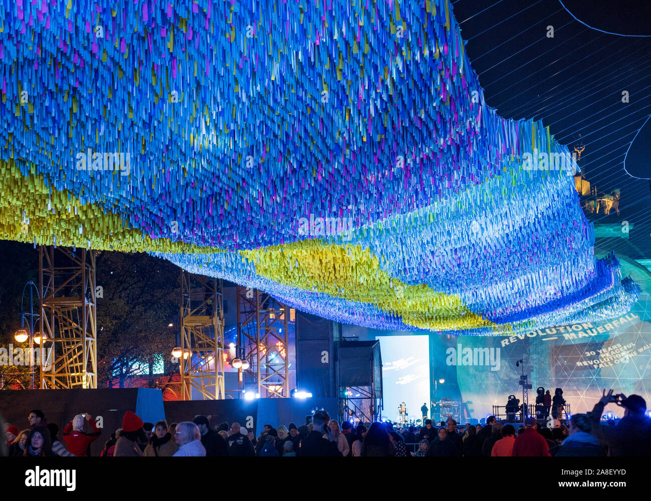 Fall of Berlin Wall 30th anniversary celebrations Stock Photo - Alamy