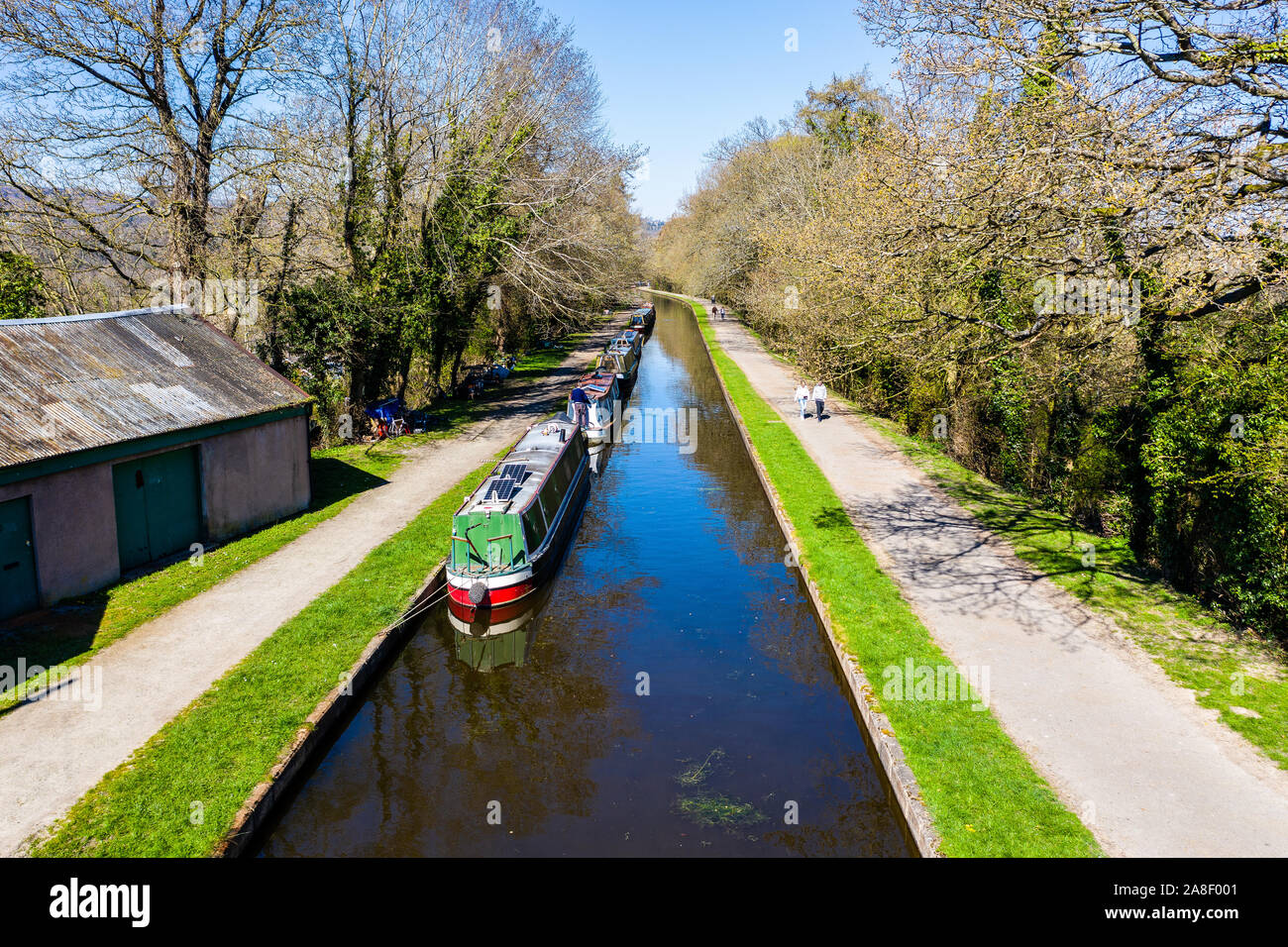 Aerial View Of Narrow Boat High Resolution Stock Photography and Images ...