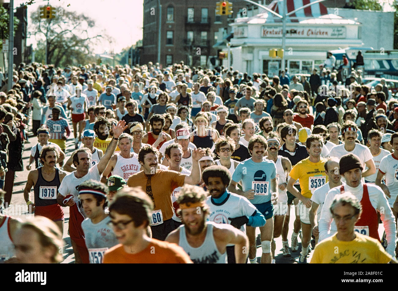 New york city marathon 1977 hi-res stock photography and images - Alamy