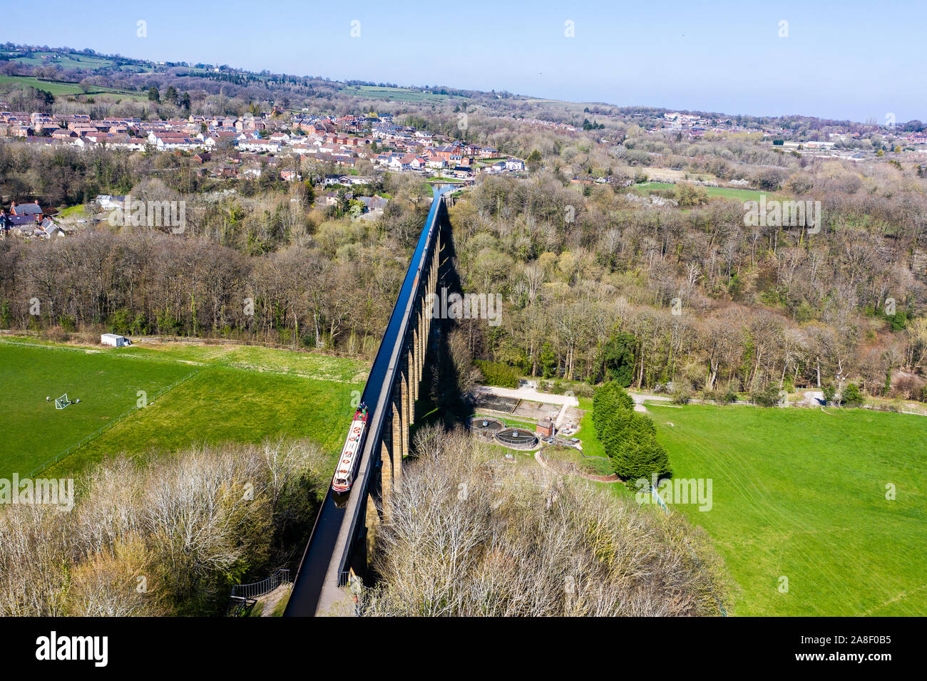 Aerial view llangollen hi-res stock photography and images - Alamy