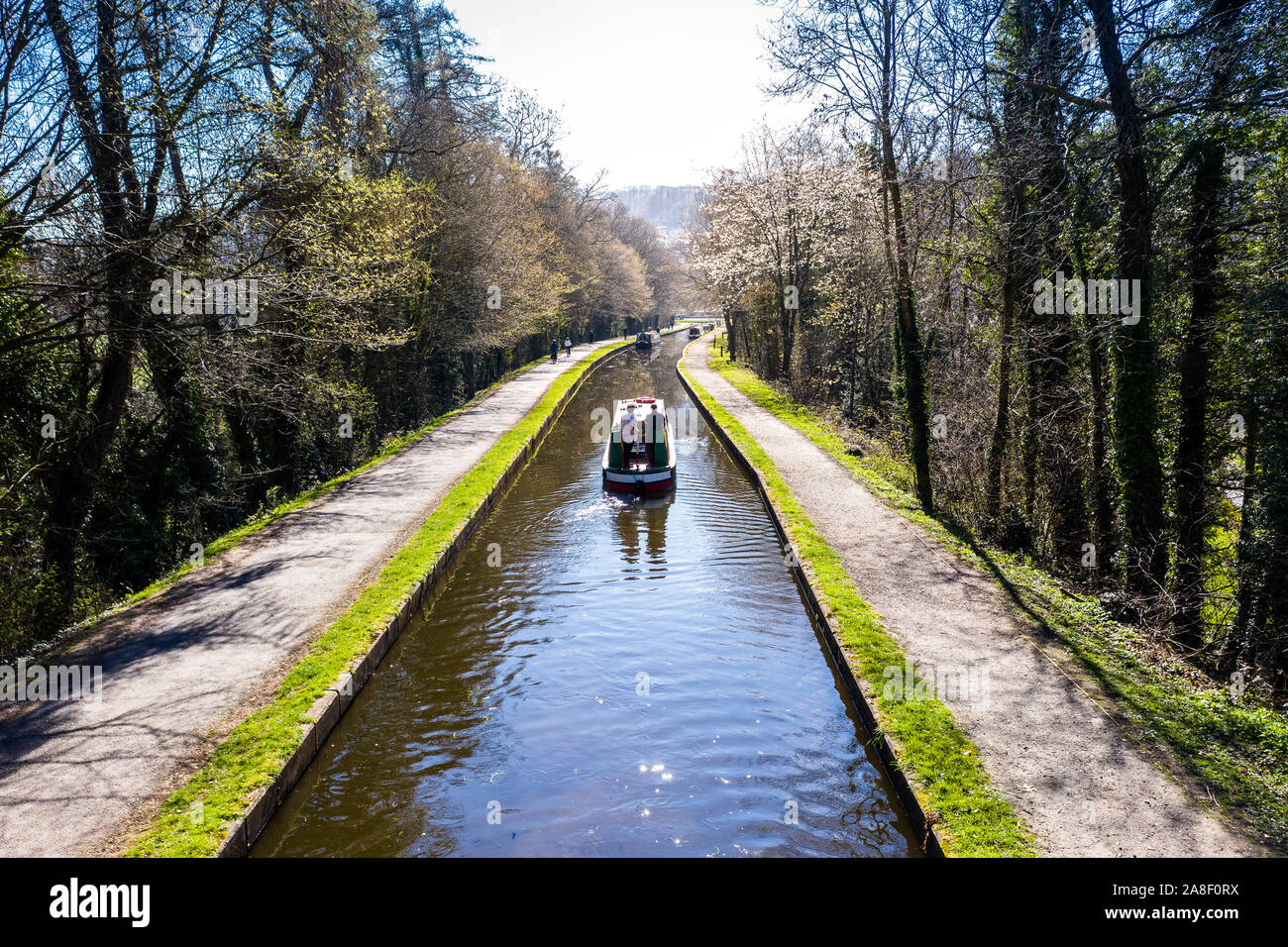 Crossing pontcysyllte aqueduct aerial hi-res stock photography and ...