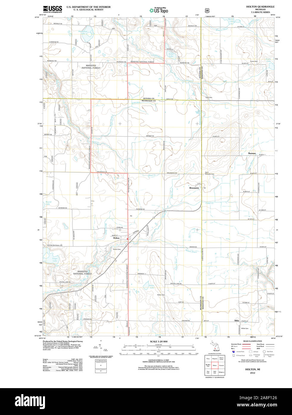 Map of holton hi-res stock photography and images - Alamy