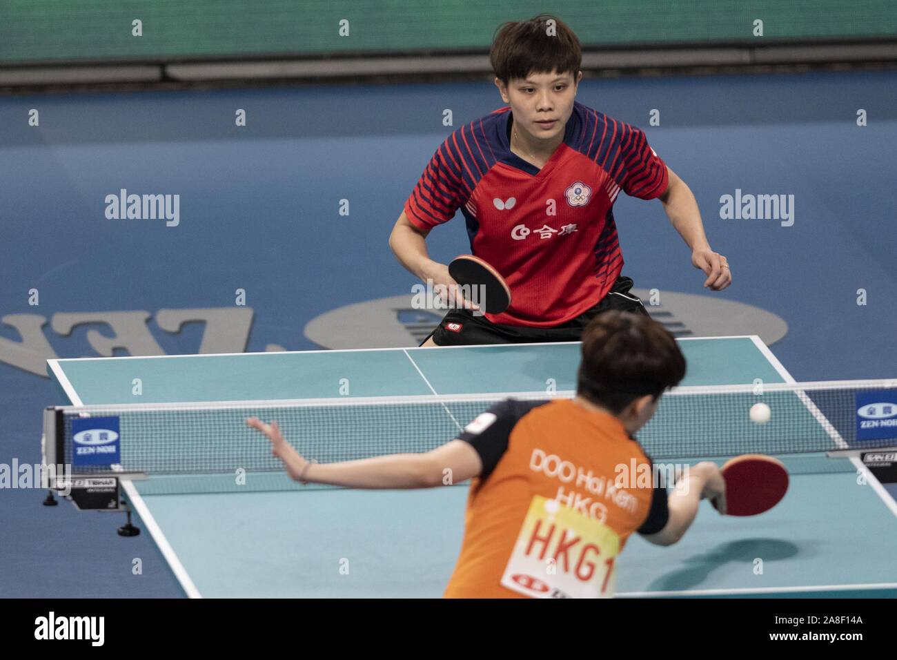 Tokyo, Japan. 8th Nov, 2019. I-Ching Cheng of Chienese Taipei in action ...